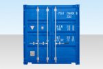 20ft Self Storage Container with Bamboo Floor – Blue (RAL 5010) - CARGO ...